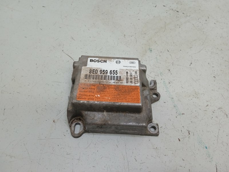Б/У блок SRS, аир баг, Ауди А4 Б6 Блок управления AIR BAG Audi A4 2002 B6 211012 VAG арт. 8E0959655