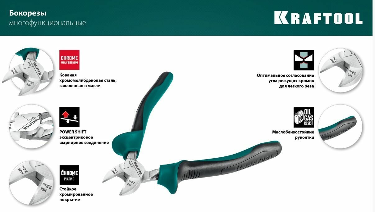 Бокорезы 160мм KRAFTOOL 22011-5-16