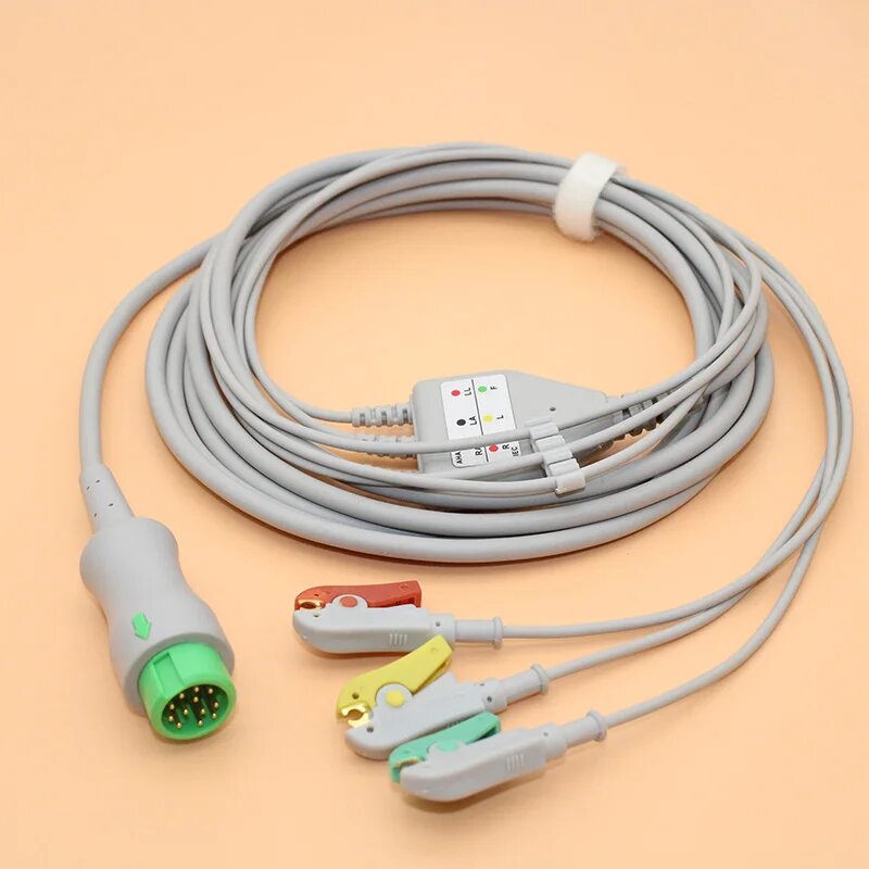 3-х проводной кабель ЭКГ Mindray ECG-MI-3 3-Lead IEC Clip
