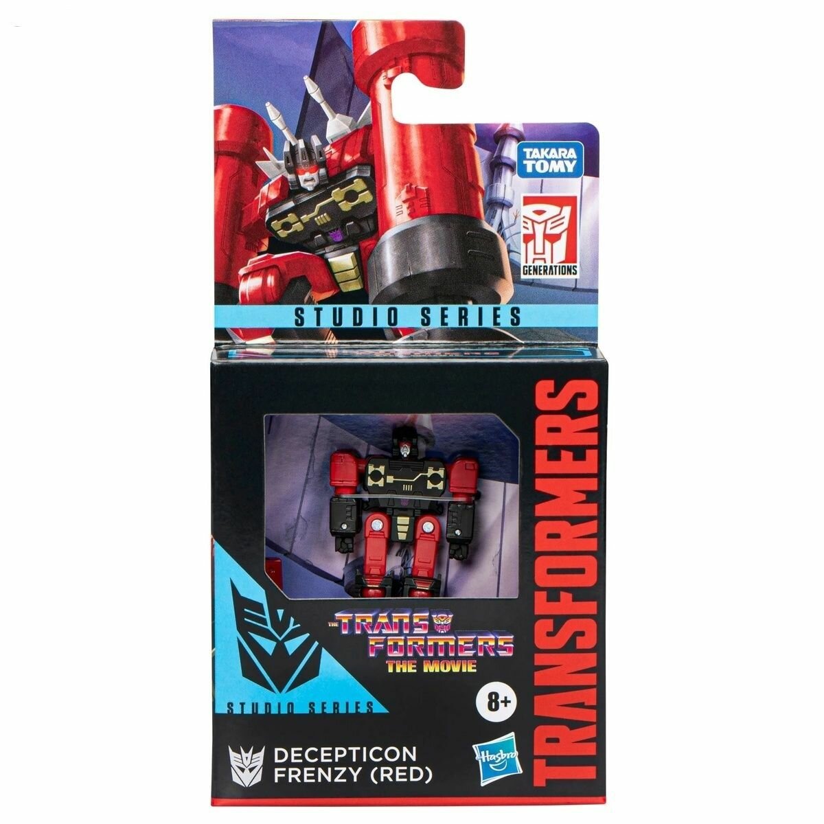 Трансформеры игрушки Hasbro Transformers Studio Series Core The Transformers: The Movie Decepticon Frenzy (Red) (8.9cm) F7492