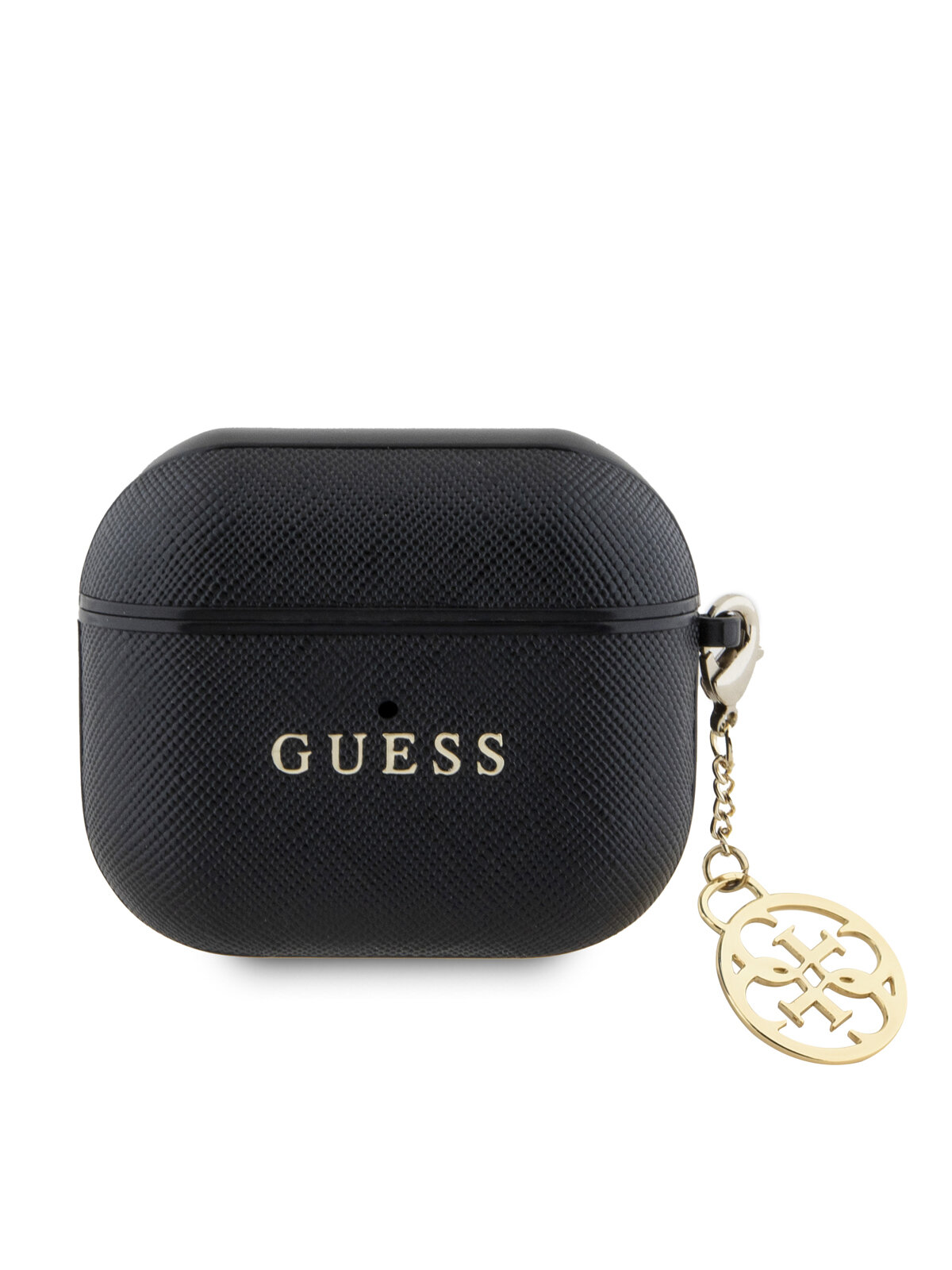 Guess для Airpods 3 чехол PU Saffiano with Charm Black
