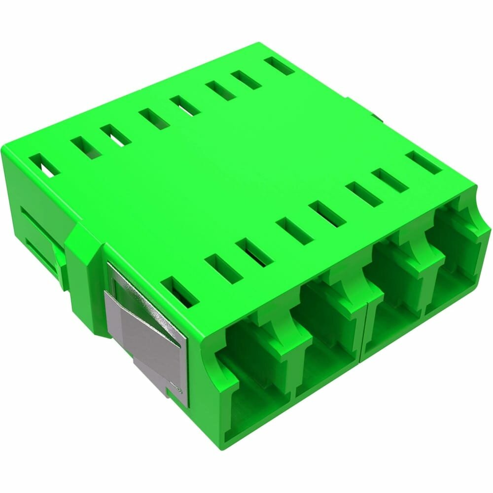 Адаптер DKC lc/apc-quad, senior/senior, sc-footprint, оs2, зеленый RNFA9AQLC