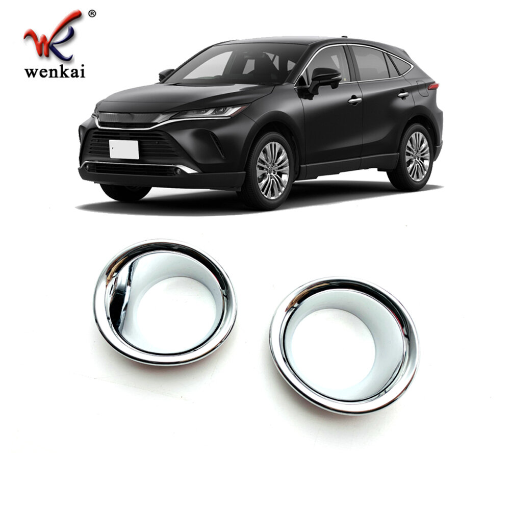 Abs Хром для Toyota Harrier Venza 2020 2021 Крышка Передней Противотуманной Фары, Аксессуар для Экстерьера Автомобиля арт. 35018