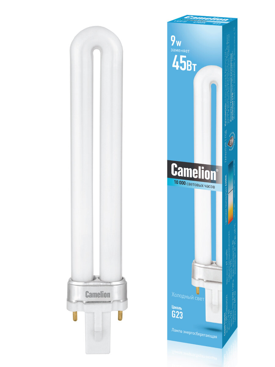 Энергосберегающая лампочка 9W 4200K G23 lampara compacta fluorescente