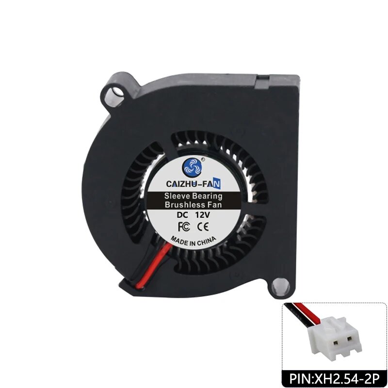 ONEBSTR Бесщеточный охлаждающий вентилятор для 3D принтера 5V 12V 24V 12V-XH2.54-2PIN
