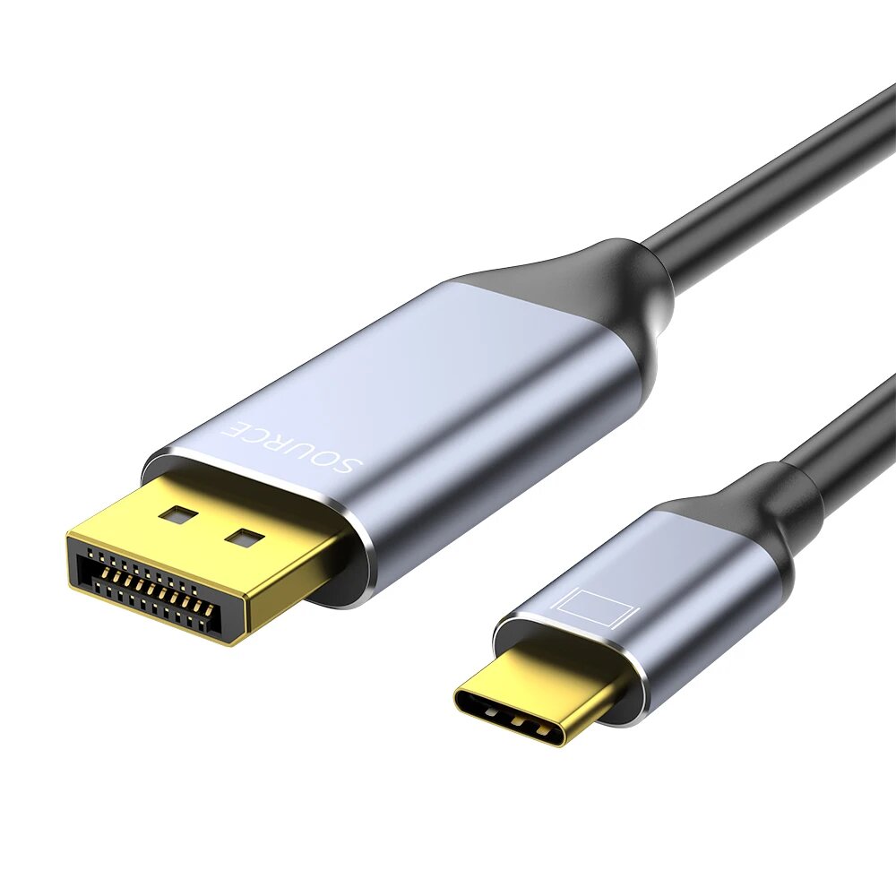Переходник Fairikabe Displayport-USB C, 6 футов, 4K, 60 Гц