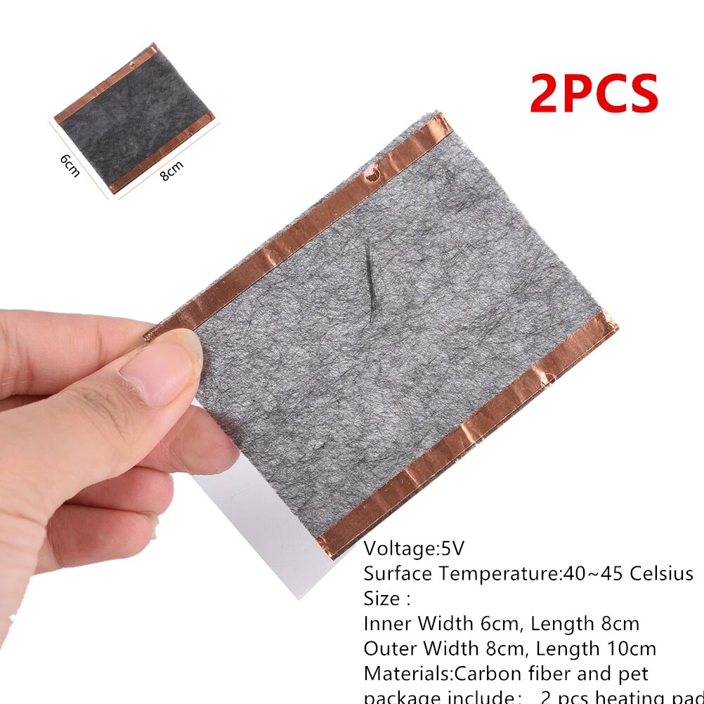 Силиконовая нагревательная лента 10Вт 12В оранжевого цвета