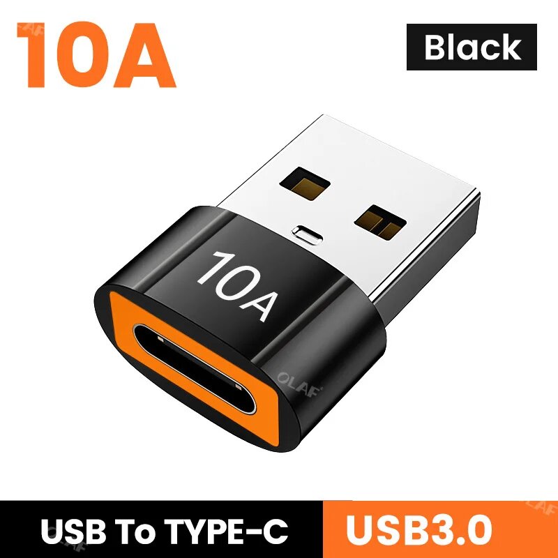 3 шт. Адаптер зарядного устройства USB к Type C OTG коннектор Type-C к USB «папа» Type-c переходник для ПК MacBook Автомобильный USB ipad B Type-c to USB 3.0