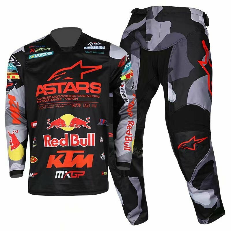 Alpinestars Мотоциклетная одежда для бездорожья, из горного леса, износостойкая и дышащая (Джерси+Штаны)MX ATV Мужской, Женский