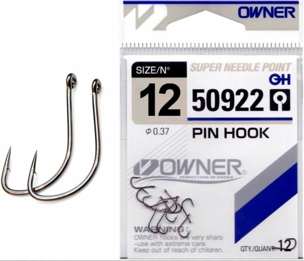 Крючок Owner 50922 Pin Hook № 12 уп. 11 шт.