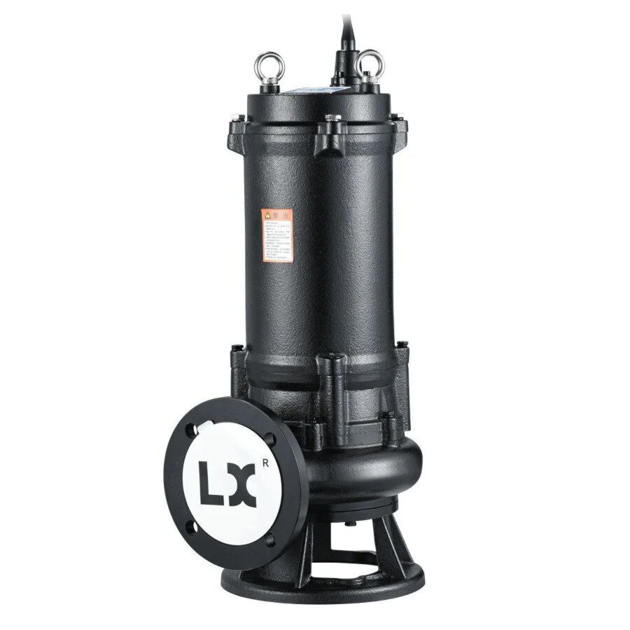 Насос канализационный AquaViva LX WQK с измельчителем, 15 м3/ч при 15 м, 1,5 кВт, 380 В, цена - за 1 шт