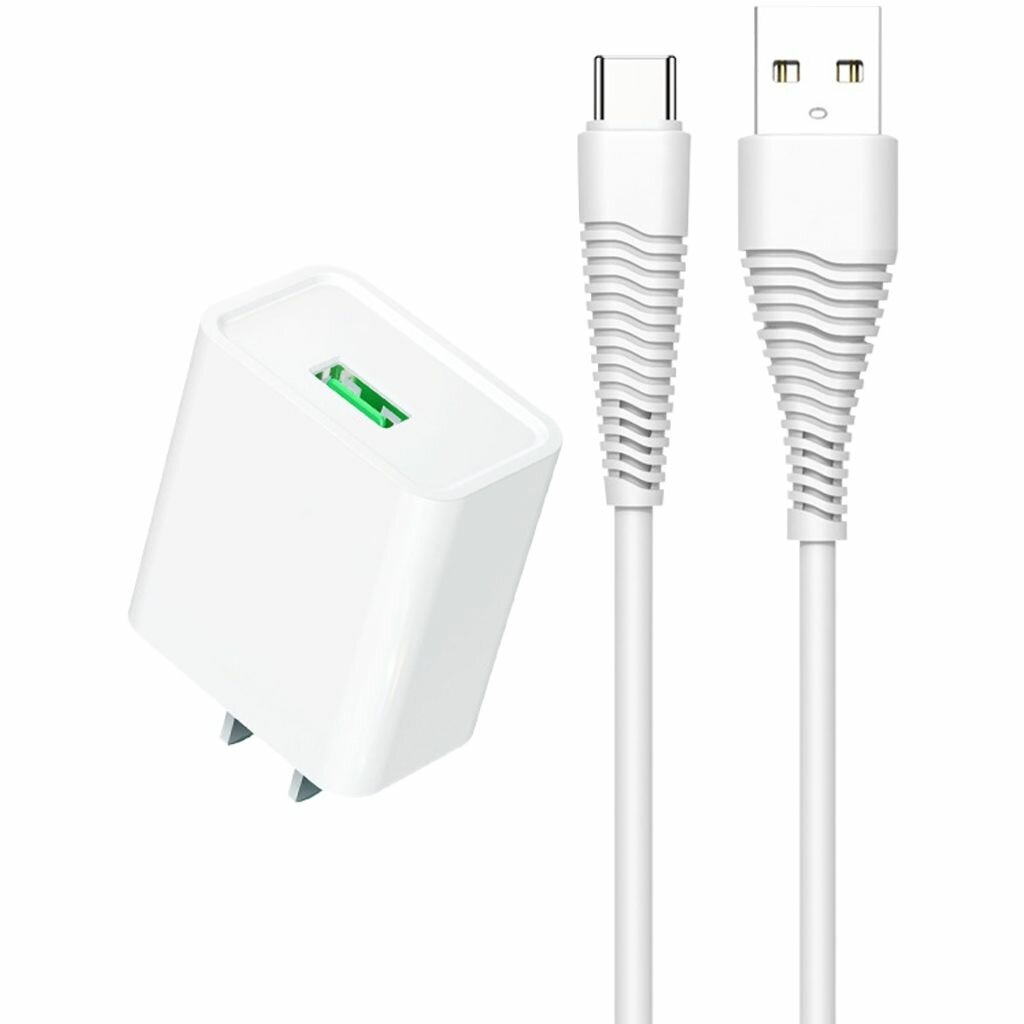 Кабель питания для быстрой зарядки поддерживает передачу данных с адаптером штепсельной вилки США 22,5 Вт продуктов USB C/USB 5-контактный