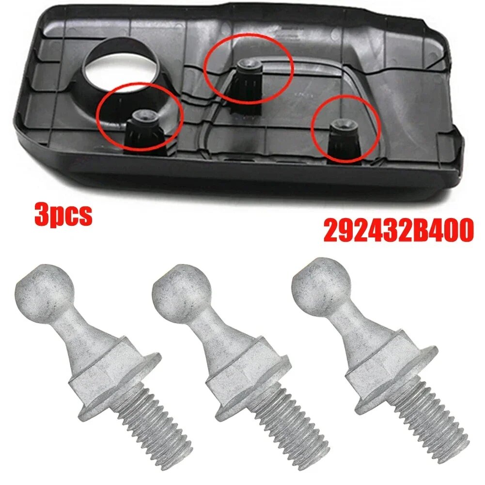 1/2/3 шт. крышка двигателя автомобиля, Монтажный болт для Hyundai, Creta IX25 1,6, для Kia, для RIO 2017-2020, 292432B400, 29243-2B400