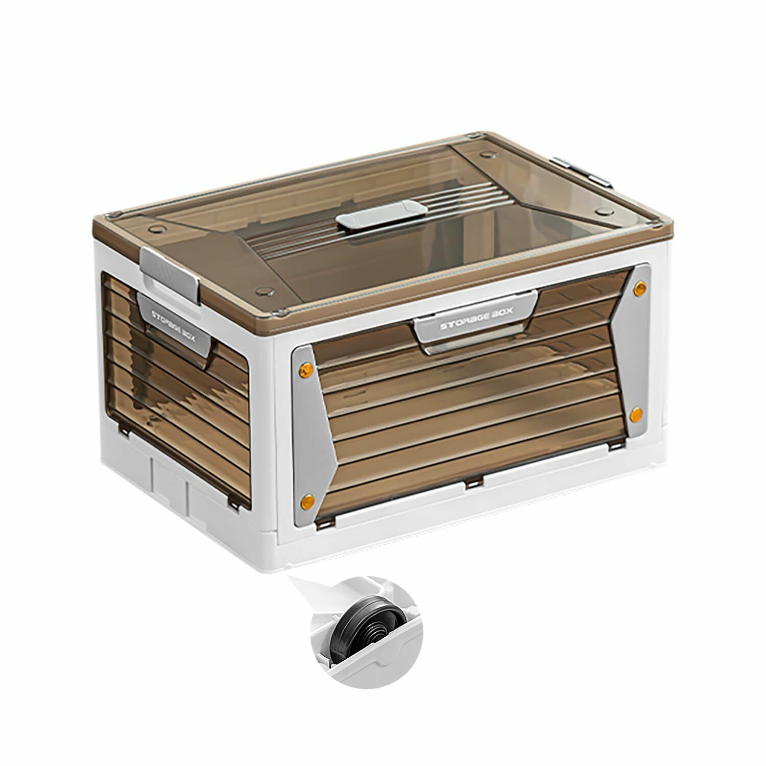 Штабелируемый ящик для хранения на колесиках