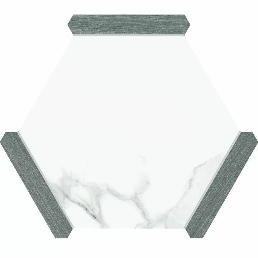 Керамогранит Monopole Avant denia grey 22x22.5 см матовый ректификат под мрамор/дерево (упак - 0.75 м2)