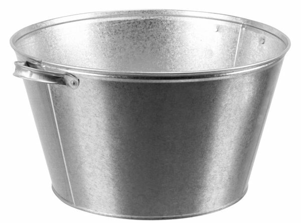 Таз оцинк. 26л овальный