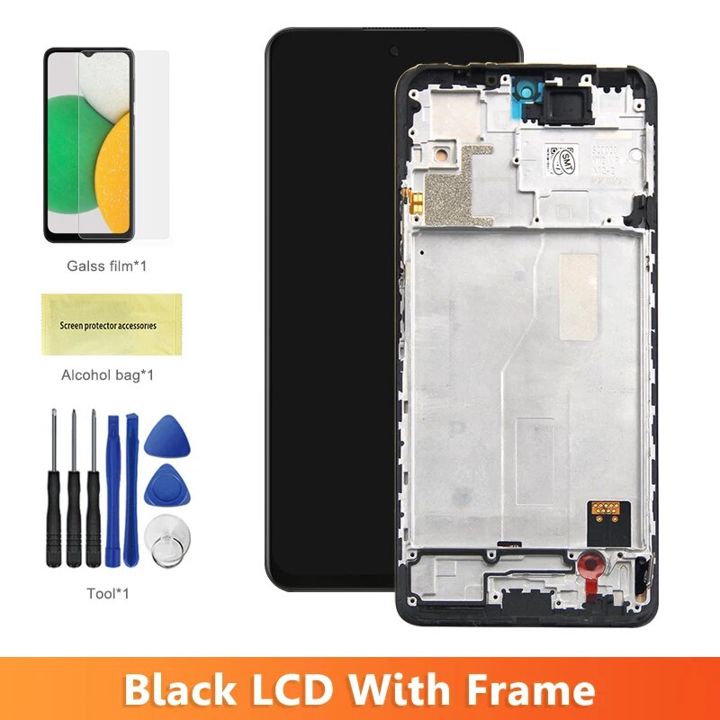 6,67-дюймовый дисплей для Xiaomi Redmi Note 10 Pro, ЖК-дисплей с цифровым Black With Frame