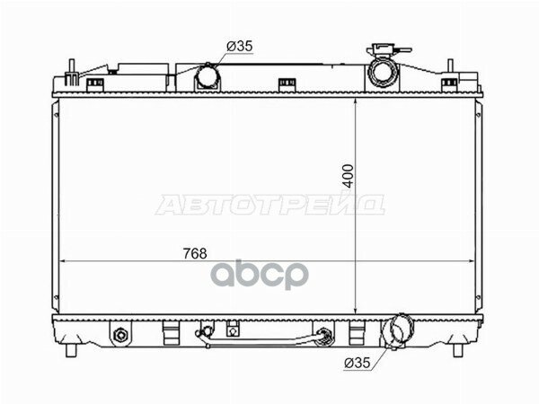 Радиатор Toyota Camry (XV40) 06-11 / Lexus ES 06-12 Sat арт. TY0003-GSV40