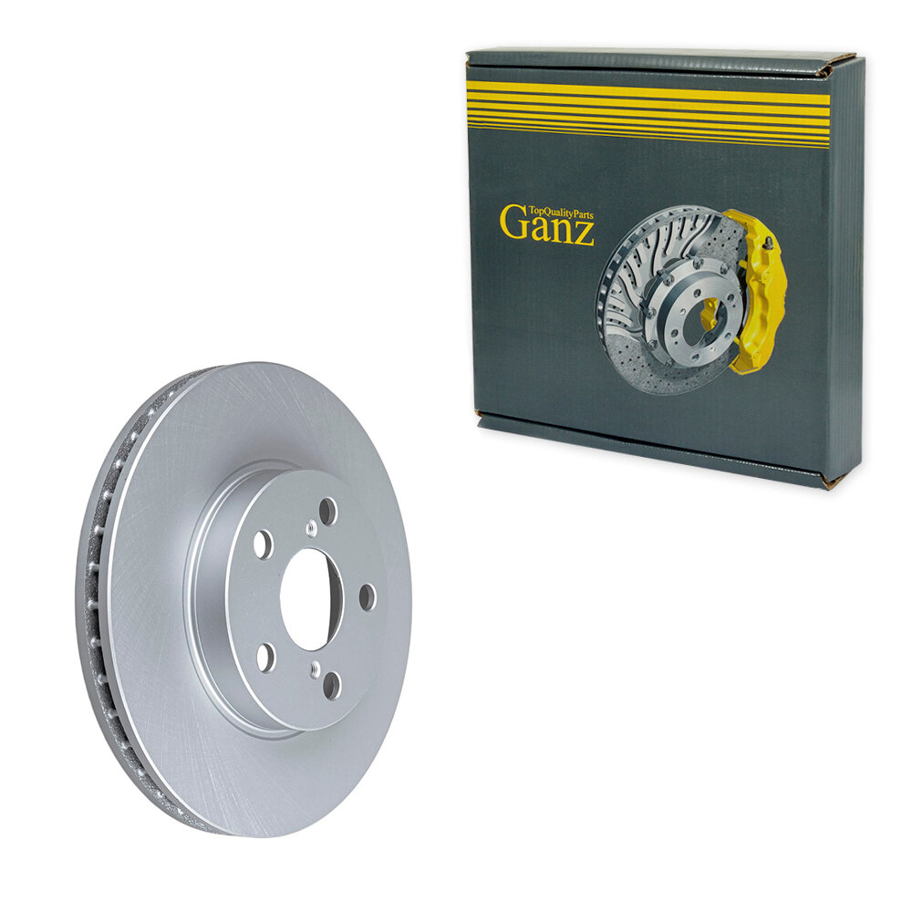 Диск тормозной GANZ передний с покрытием TOYOTA Avensis(T22) 1.6-2.0D 97-02 Арт: GIJ10273