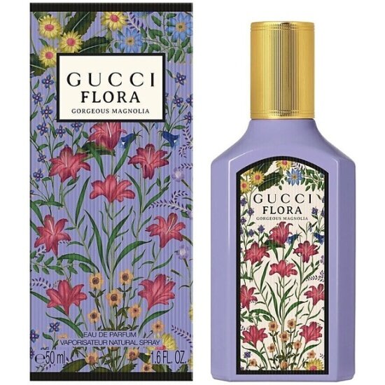 Женская парфюмерная вода Gucci Flora Gorgeous Magnolia, 50 мл