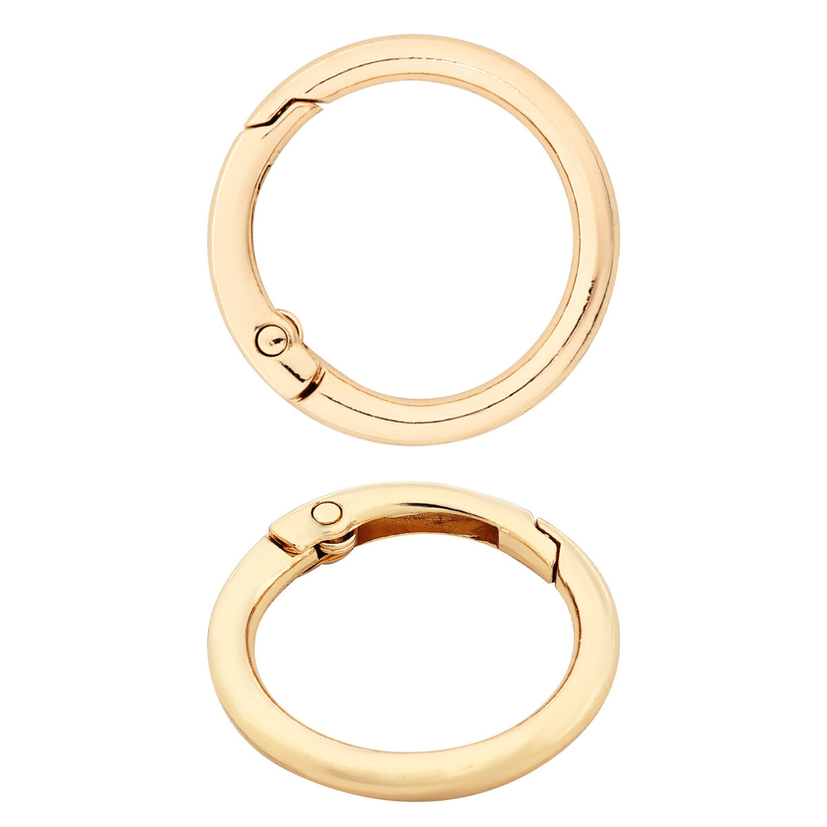 Кольцо разъемное на винтах 25мм (32*32мм), золотистый, RA3253, 20 штук