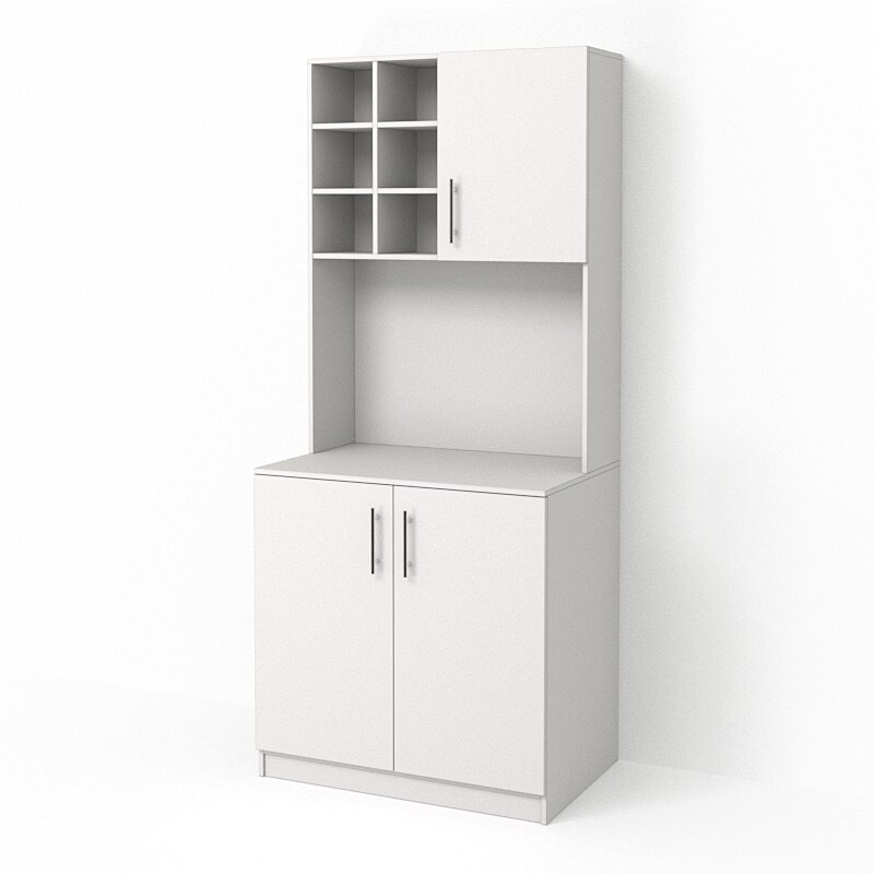 Шкаф офисный с полками №6, Белый. Производитель товара - компания Westcom.