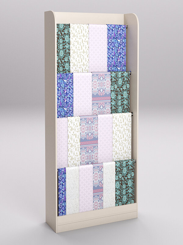 Стеллаж "рукоделие" для тканей №1, Крем Вайс. Производитель товара - компания Westcom.