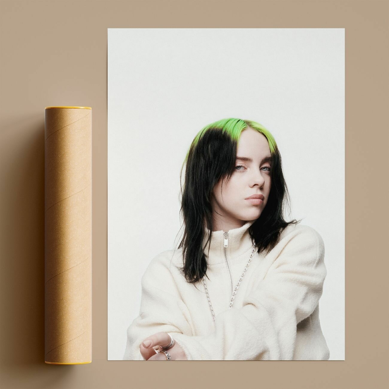 Постер Билли Айлиш 30х40 см без рамы/ Billie Eilish/ Плакат для интерьера, в подарок