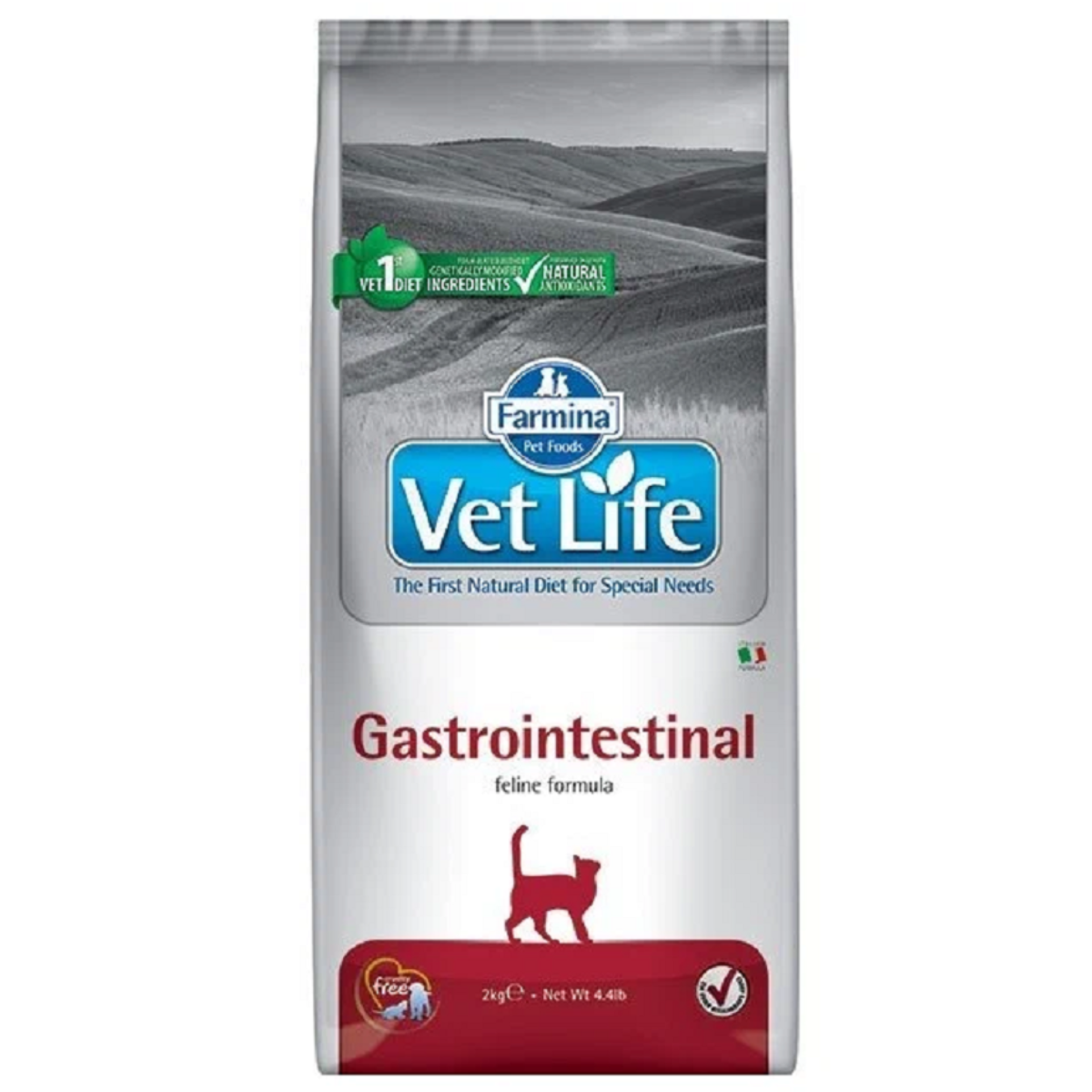 Farmina Vet Life Gastrointestinal сухой для кошек при заболеваниях ЖКТ 2кг