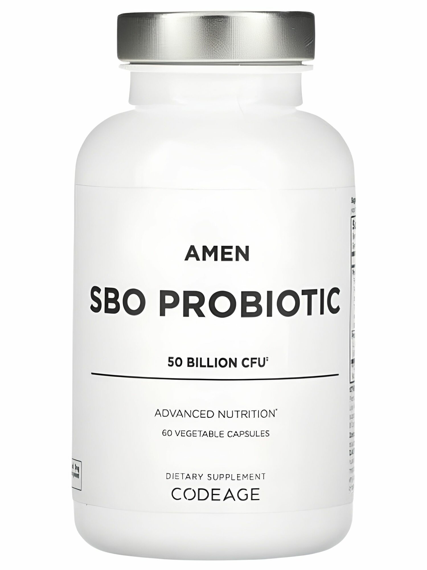 Пробиотик Codeage для ЖКТ 60 капсул, для улучшения пищеварения и иммунитета