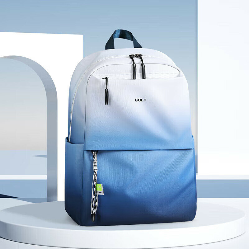 Рюкзак GOLF, Backpack for Men And Women Laptop Backpack Gradient Water-Re, водонепроницаемый, для путешествий, школьный, унисекс