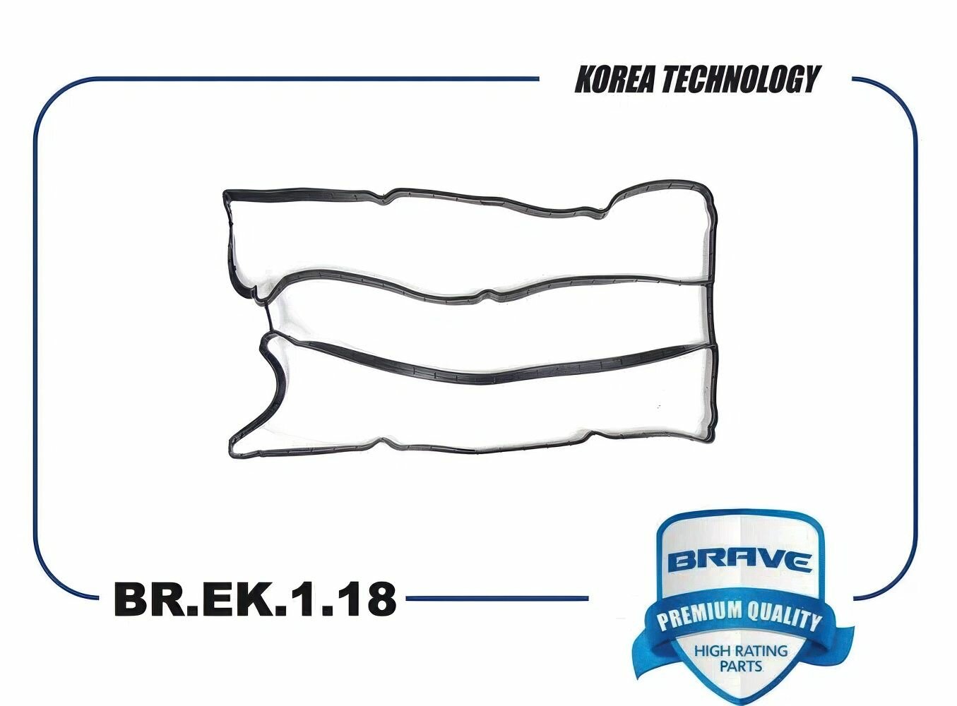 Прокладка клапанной крышки для Форд Фокус, Фиеста арт BREK118 Brave