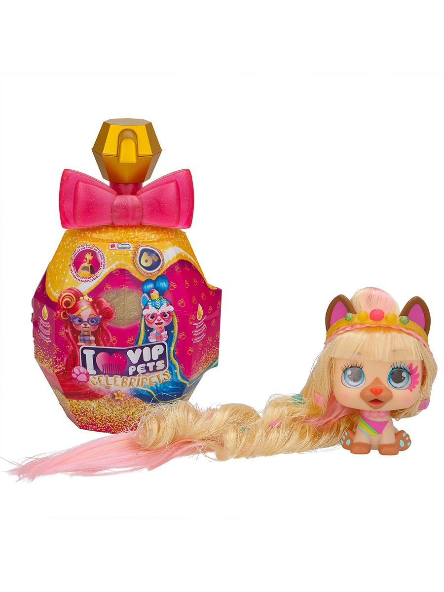 IMC TOYS VIP Pets Celebripets / Создавайте уникальные прически для своих питомцев, Игрушки-стилисты