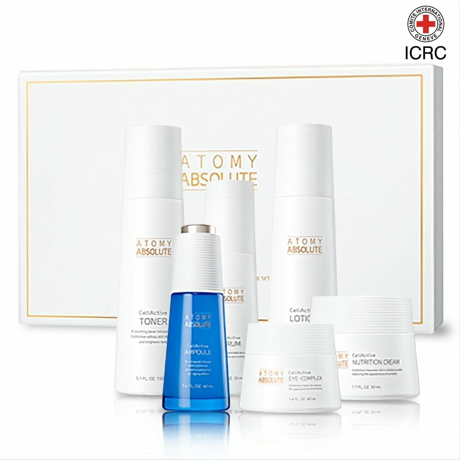 Набор против старения Абсолют СеллАктив (Тоник, Ампула, Сыворотка, Лосьон, Крем для глаз, Крем питательный)