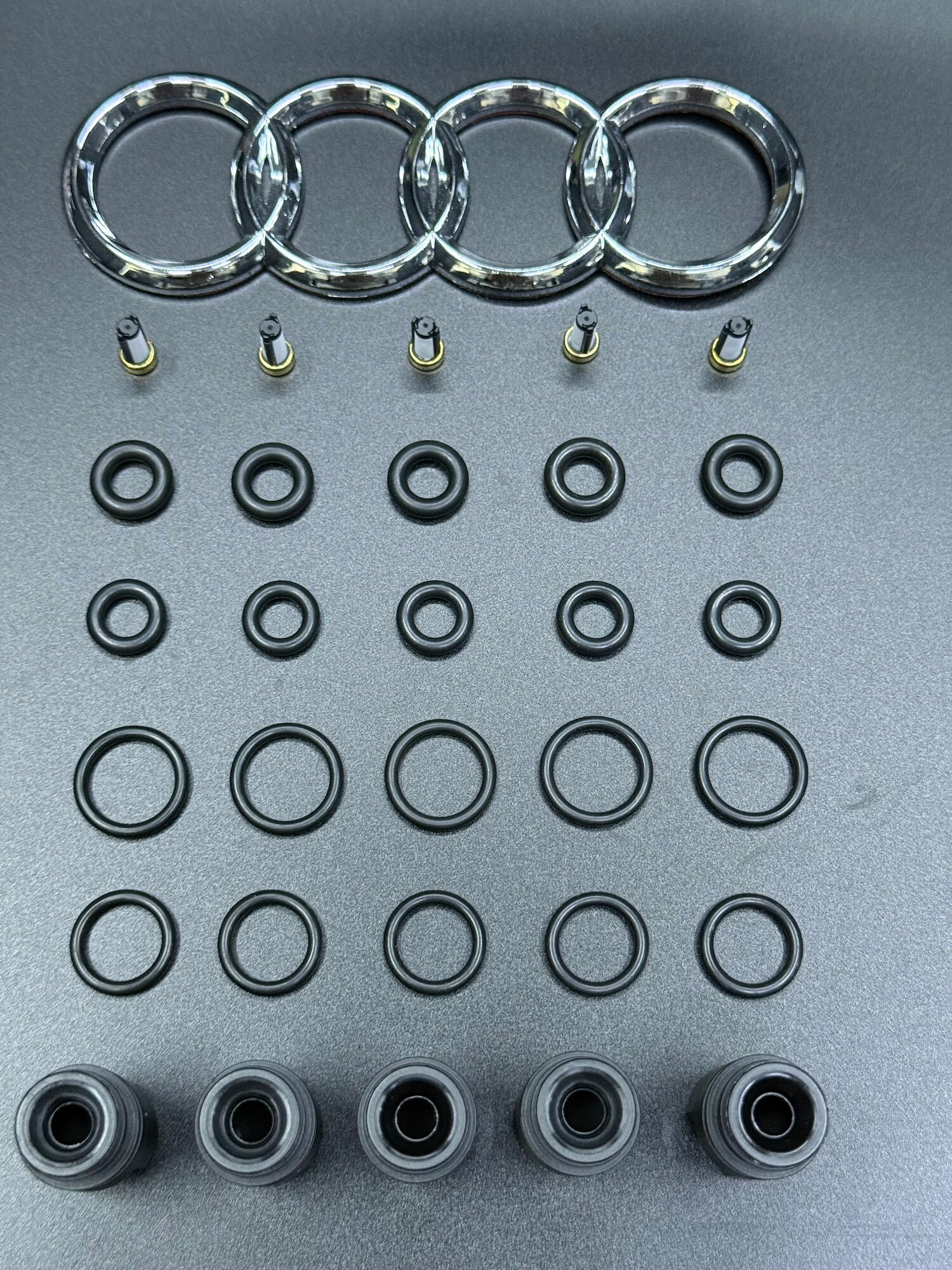 Комплект колечек топливной форсунки на 5 штук Audi Skoda Seat Volkswagen