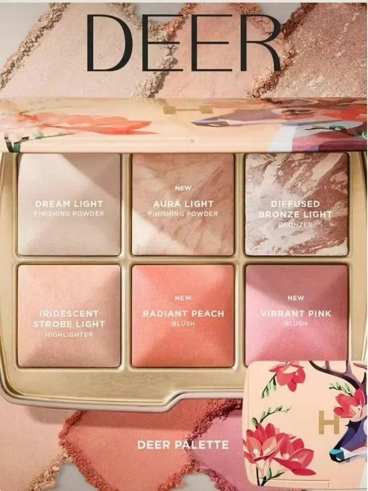 Hourglass Ambient Lighting Edit редактирование палитры рассеянного света/Подсветка, румяна, контур/2025 Deer palette