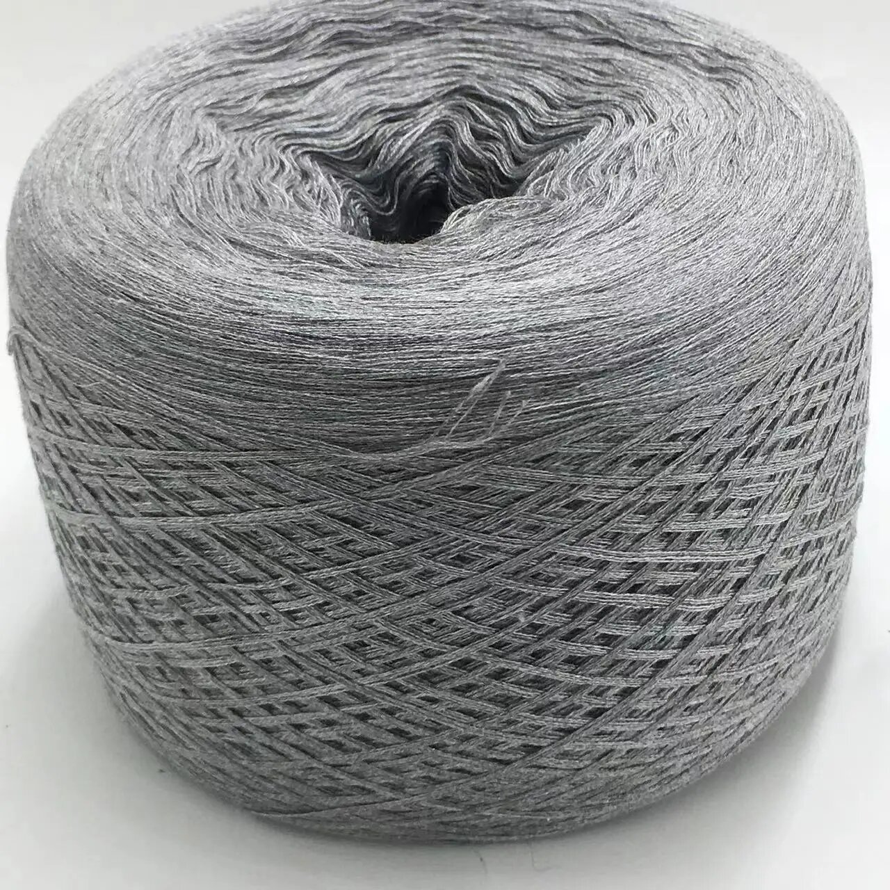 Шелково-кашемировая пряжа для вязания 250г Италия Серый, as picture show
