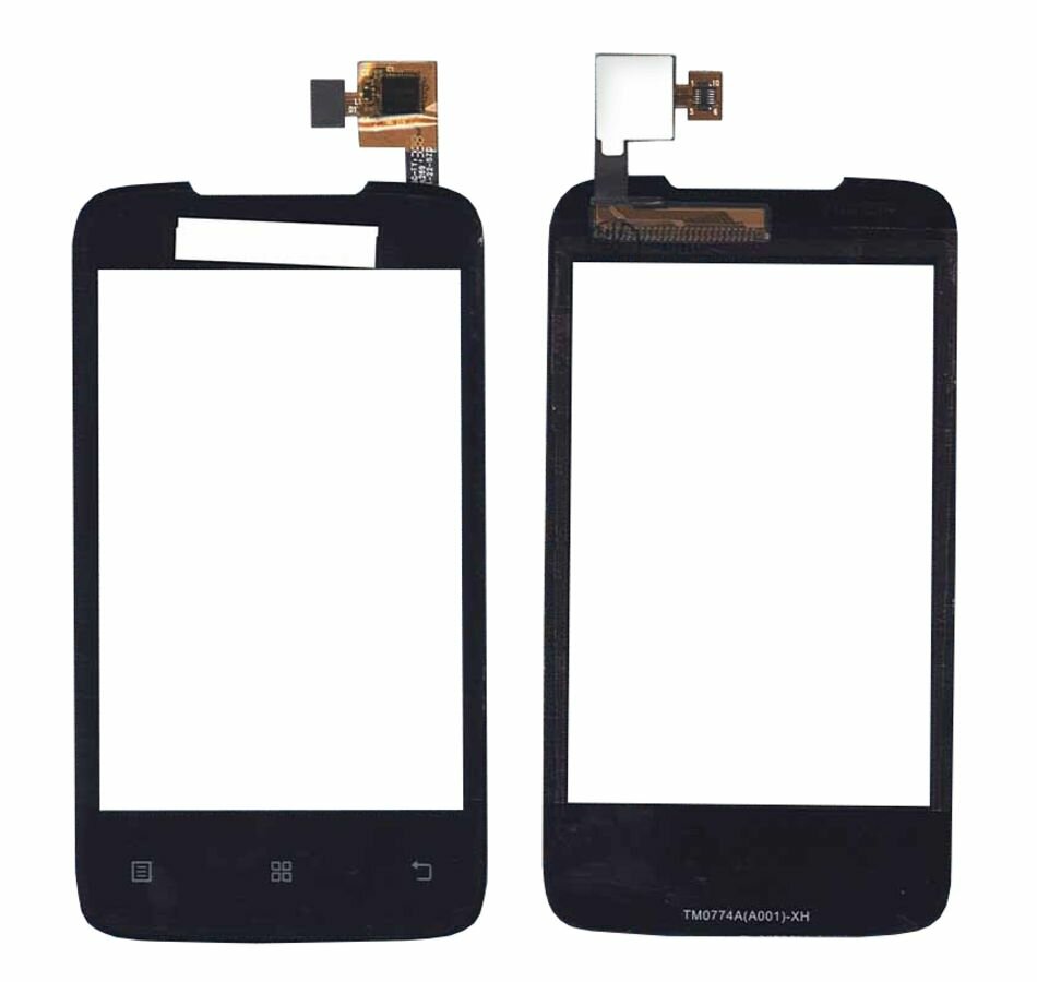Сенсорное стекло (тачскрин) TF0456C-TY, 3.5", для Lenovo A269 черное