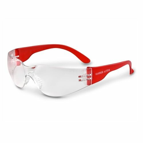 Очки защитные РОСОМЗ открытые, О15 Hammer Active Super, 2C-1,2 PC, с мягким носоупором