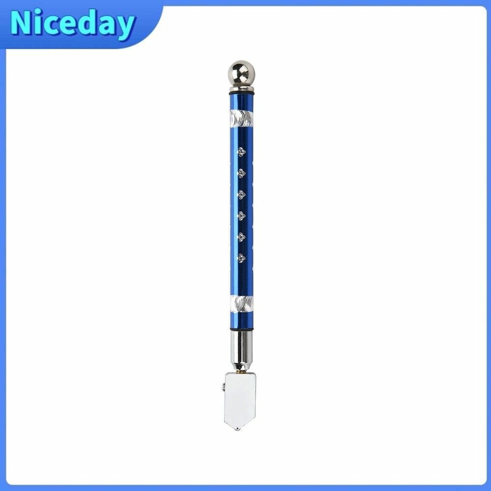 Портативный стеклорез, колесный, синий