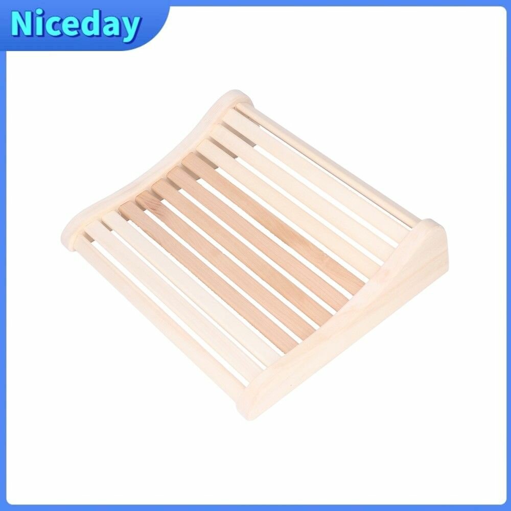 Деревянная подушка для сауны с эргономичным дизайном