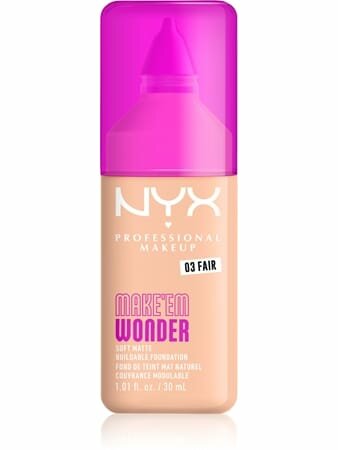Тональный крем NYX Professional Makeup Make 'Em Wonder, оттенок 03 Fair, 30 мл