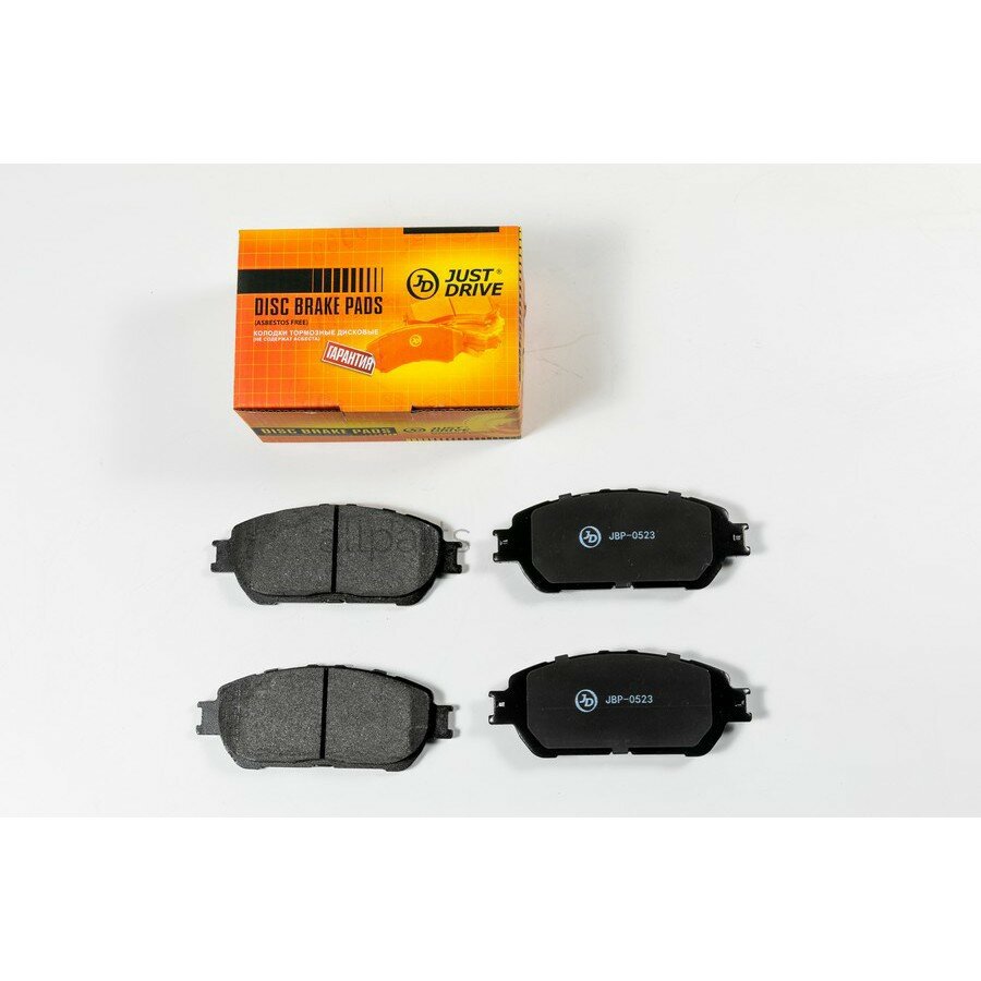 JUST DRIVE JBP0523 Колодки тормозные дисковые, передние (с антискрипной пластиной)