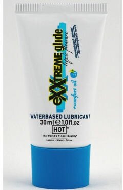 60496 Hot Exxtreme Glide Waterbased, 30 мл. Смазка для анального секса на водной основе