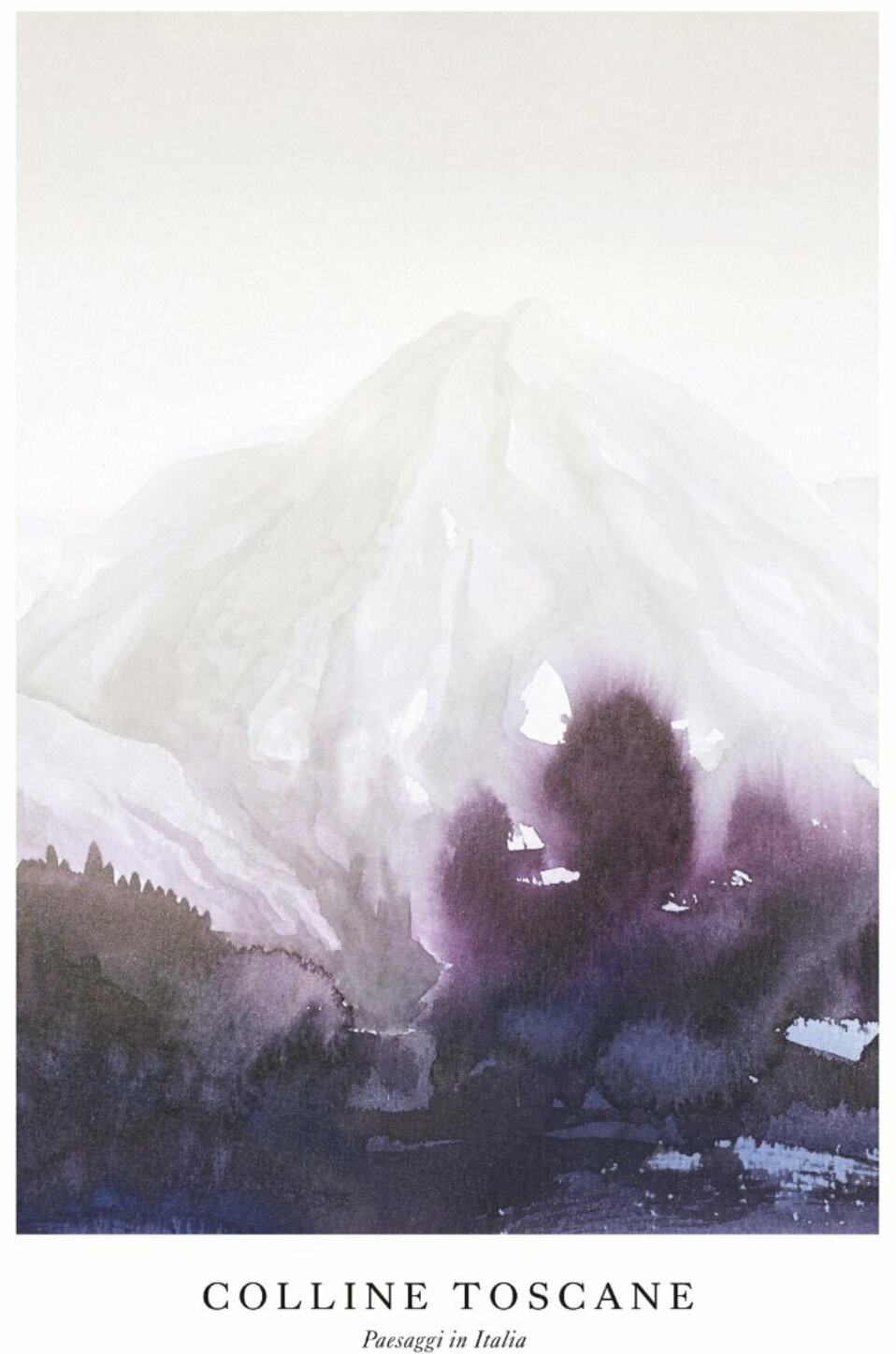 Постер / Плакат / Картина Пейзажи Италии - Тоскана 40х50 см в подарочном тубусе