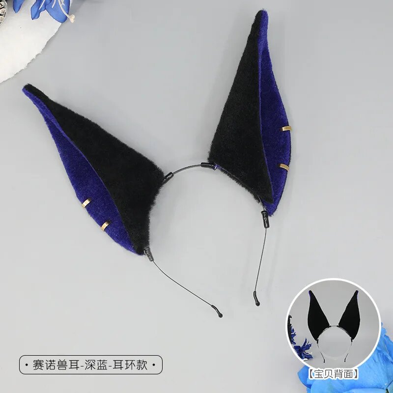 Genshin Impact Cyno плюшевая повязка на голову With Ear Ring