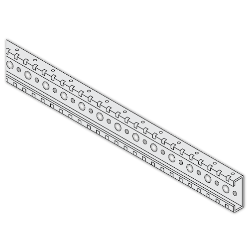 Профиль поперечный гальв. L=438мм(2шт), ABB 1STQ007386A0000 (1 шт.)