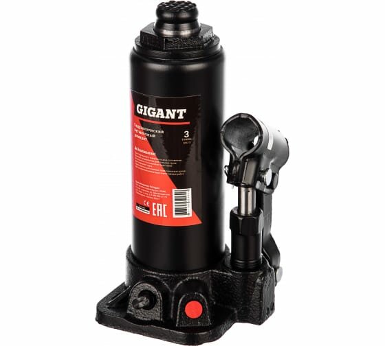Гидравлический бутылочный домкрат Gigant 3Т HBJ-3