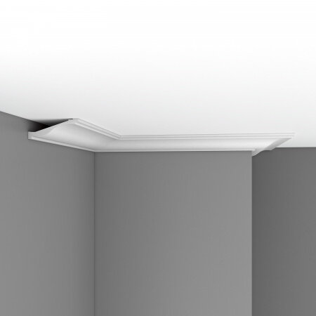 Плинтус Потолочный Гладкий Decomaster 96331 В50хШ135хД2400 мм / Коска.