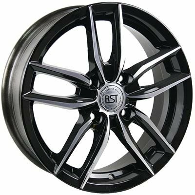 Диск RST R076 6x16 4x100 ET48 Dia54.1 алмаз черный